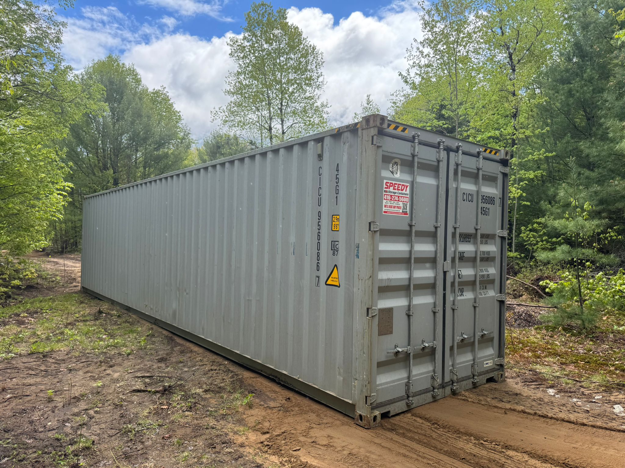 40′ HIGH CUBE – WIND & WATER TIGHT (WWT) – Speedy – Storage Containers
